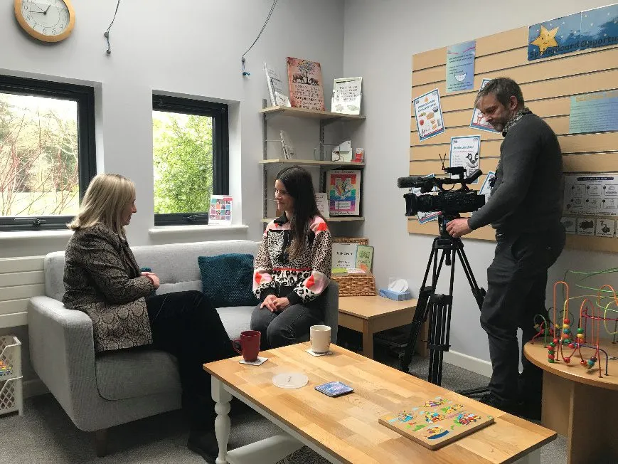 Actor Sonya Cassidy’s visit caught on camera – and radio! - Springboard ...